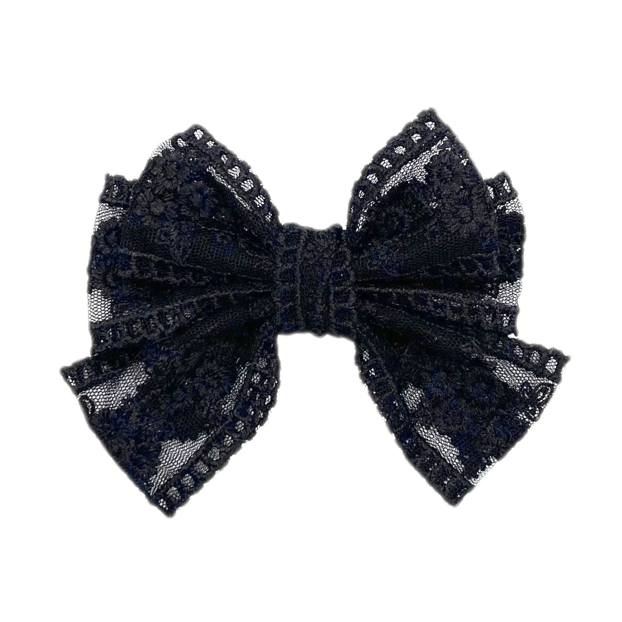 LACE BOW BLACK – Seams Perfect by Christine
